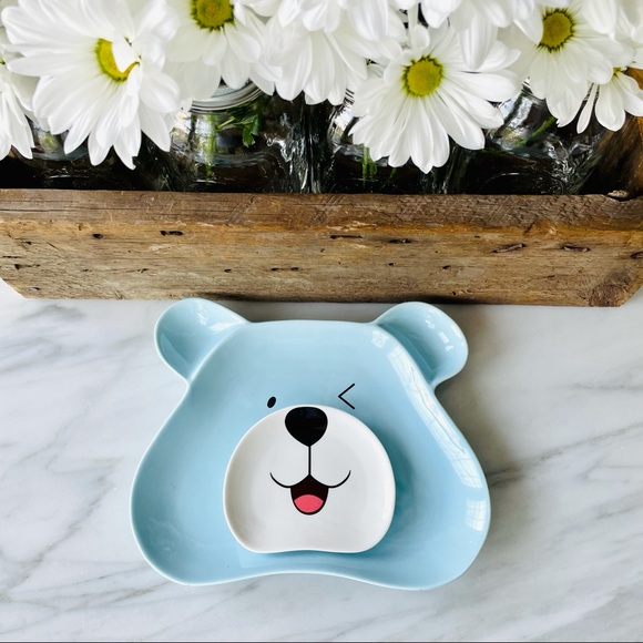 Vintage | Dining | Vintage2piece Childs Teddy Bear Plate ...